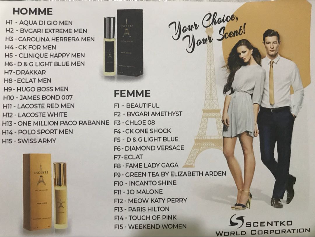 Perfume Oil Base EDP, Beauty & Personal Care, Bath & Body, Body Care on ...