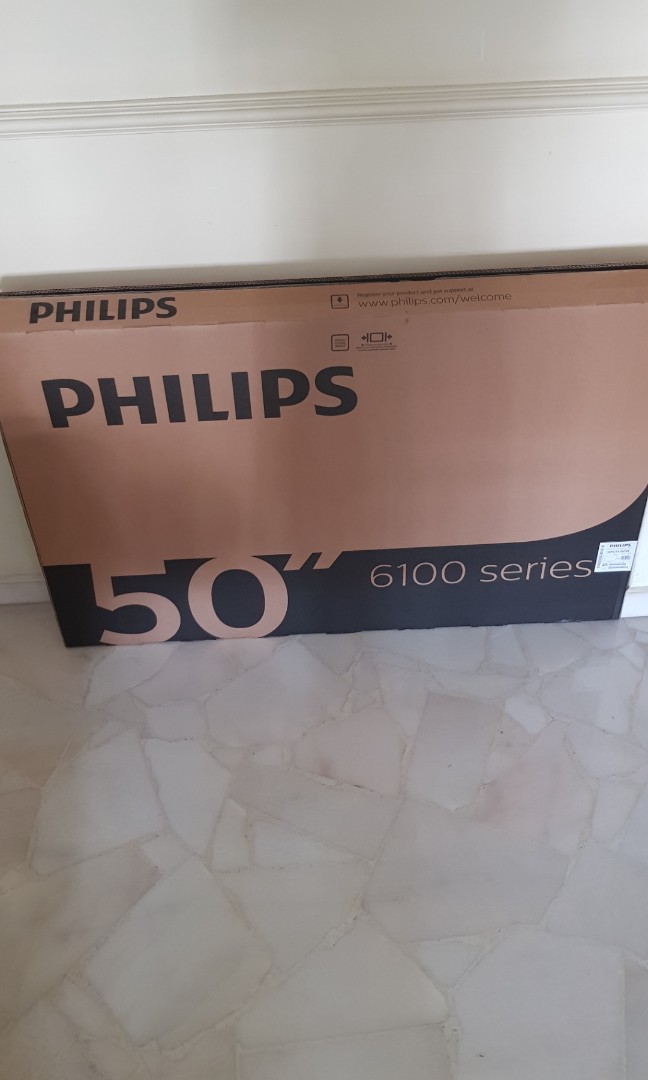 PHILIPS TV Box 50 inch, TV & Home Appliances, TV & Entertainment, TV on ...