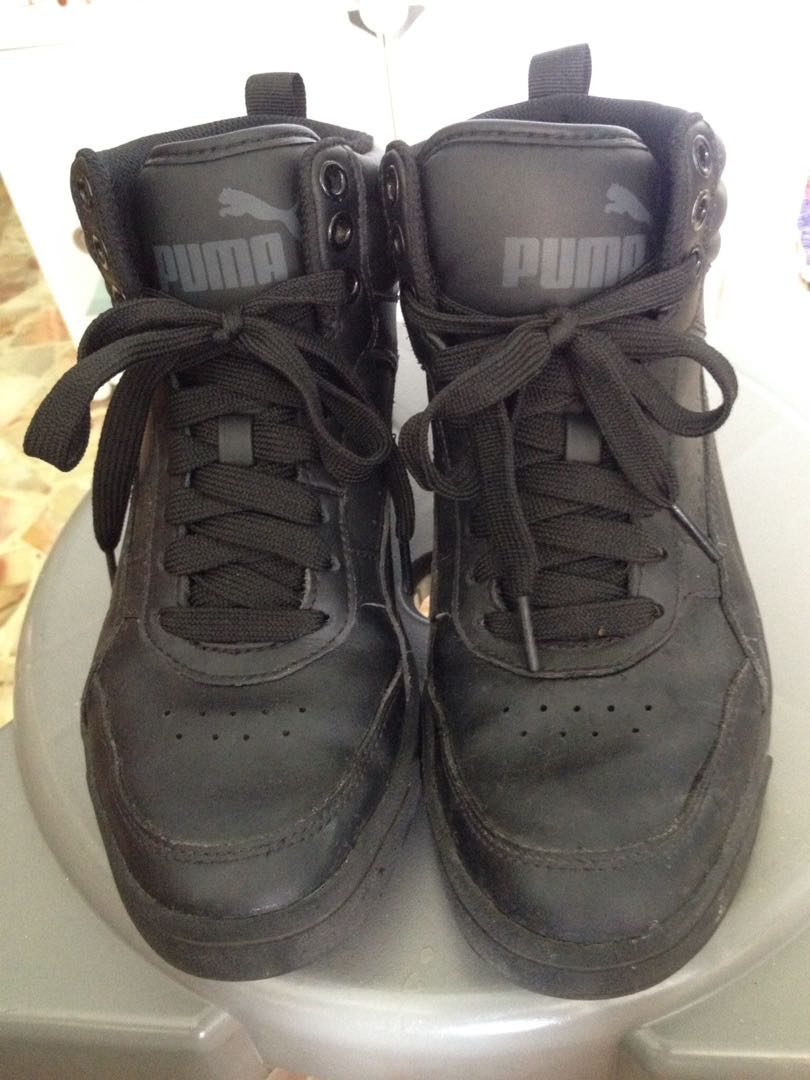 Puma All Black, Babies & Kids, Babies & Kids Fashion on Carousell