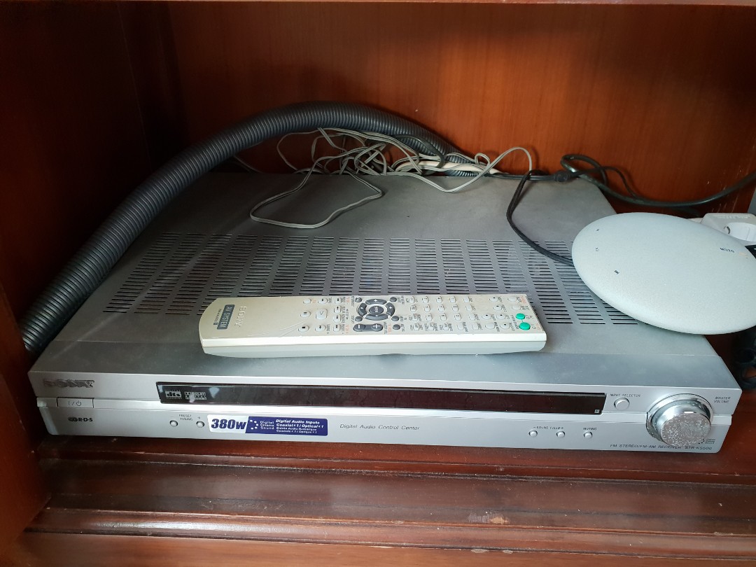 Sony Receiver Amplifier 6 speaker surround sound system, Audio ...