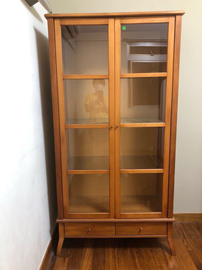 Used display cabinet, Furniture & Home Living, Furniture, Shelves ...
