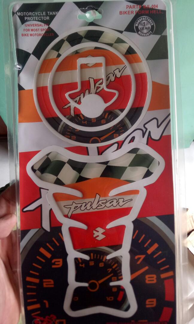 Bajaj Pulsar 200 NS 200NS tank fuel cap sticker fish bone wide racing ...
