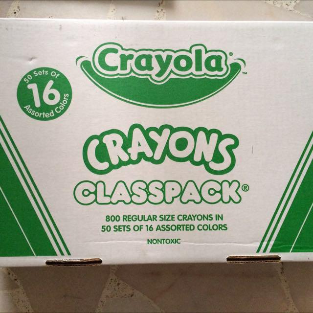 Crayola Crayons Classpack 800 colours, Hobbies & Toys, Stationery ...