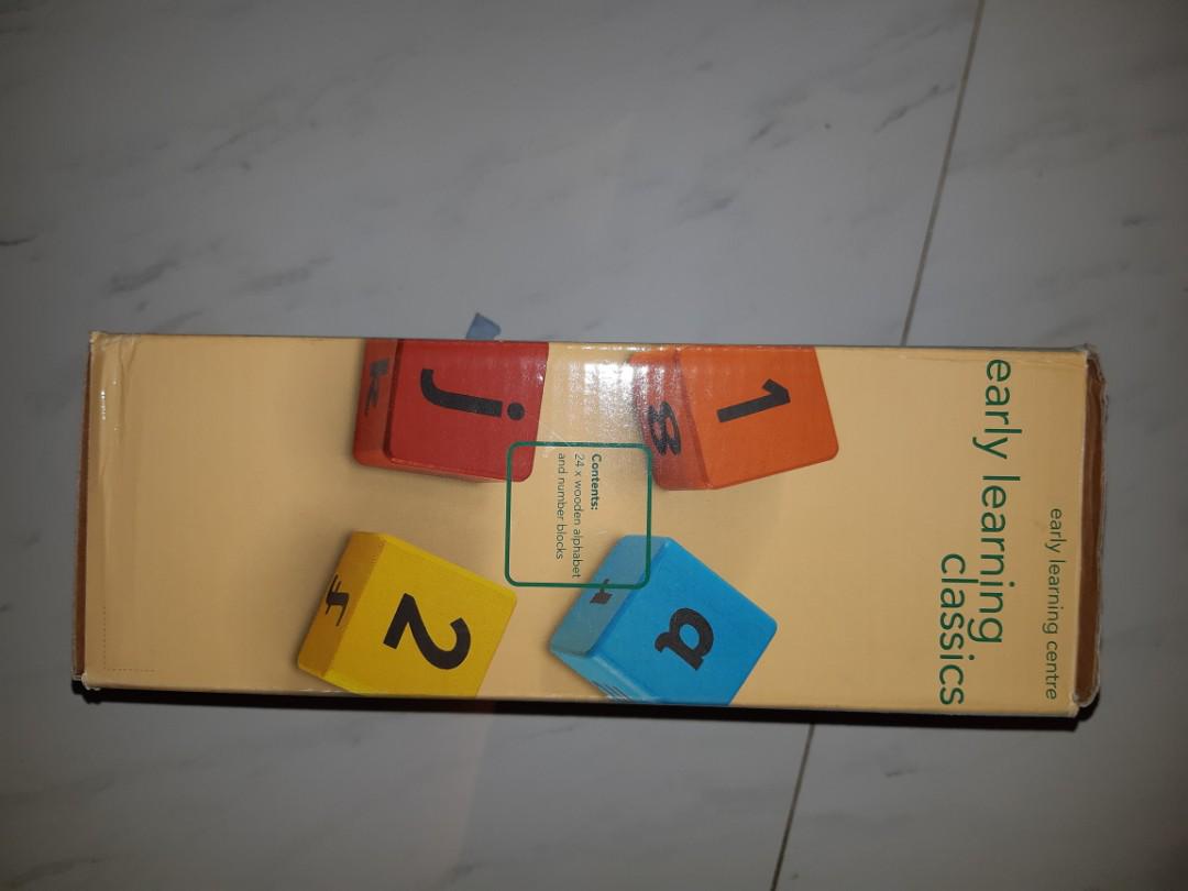 Elc alphabet block, Hobbies & Toys, Toys & Games on Carousell