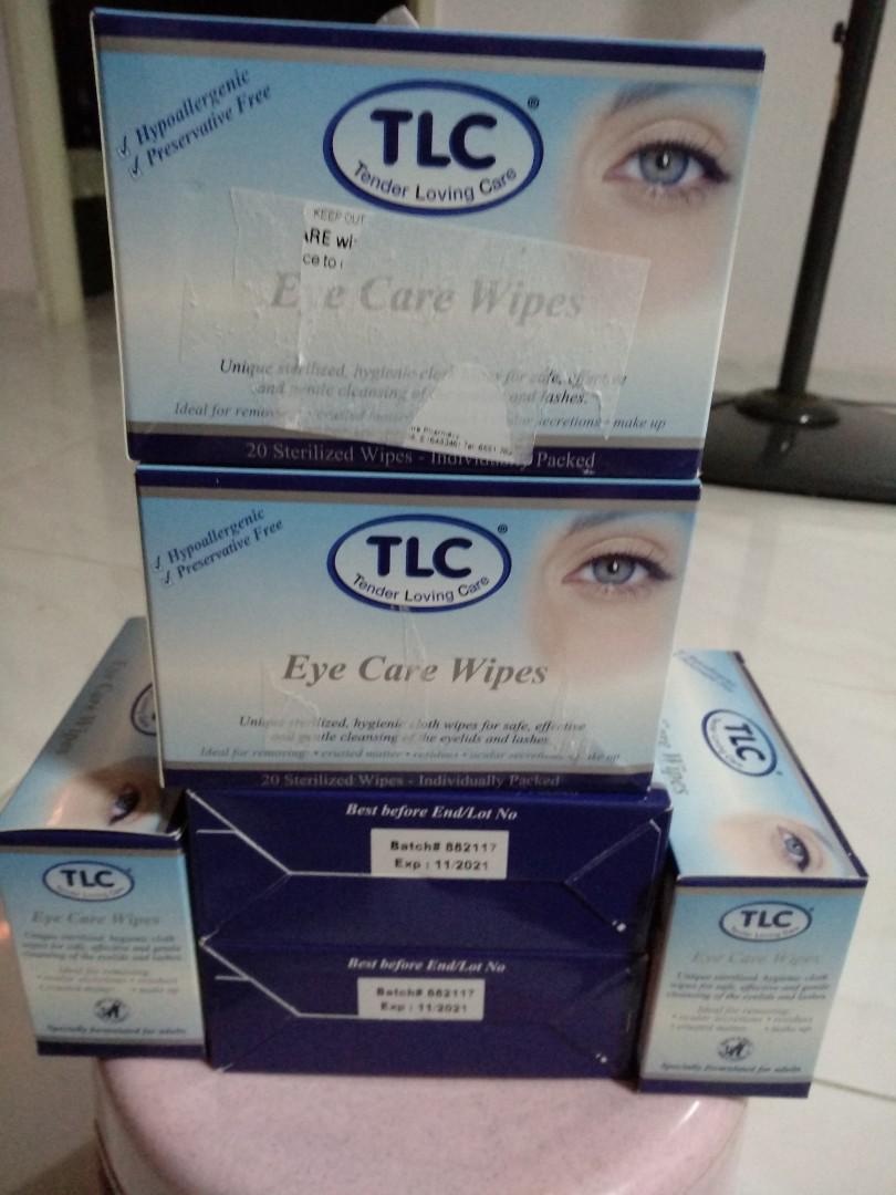 Eye Care Wipes -TLC-20S, Beauty & Personal Care, Face, Face Care on Carousell