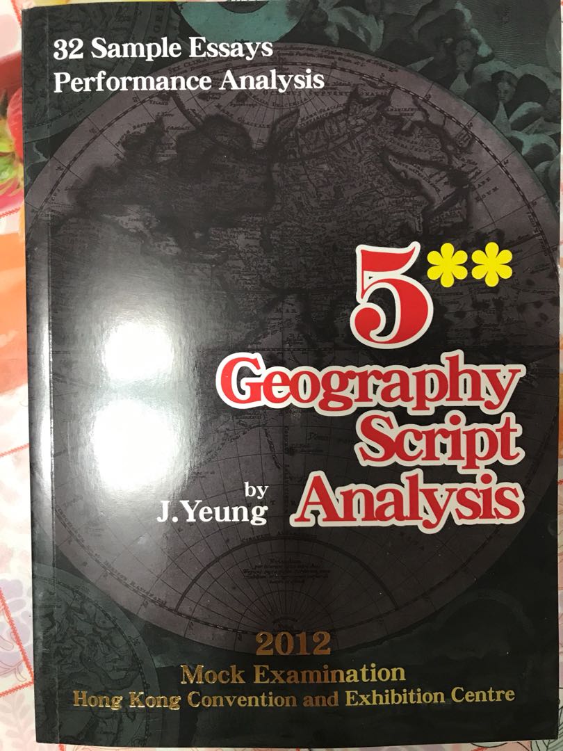 J Yeung 5** Geography script analysis, 興趣及遊戲, 書本 & 文具, 教科書 - Carousell