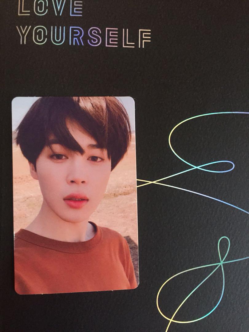 Jimin photocard Love Yourself Tear Y ver, Hobbies & Toys, Memorabilia & Collectibles, K-Wave on ...