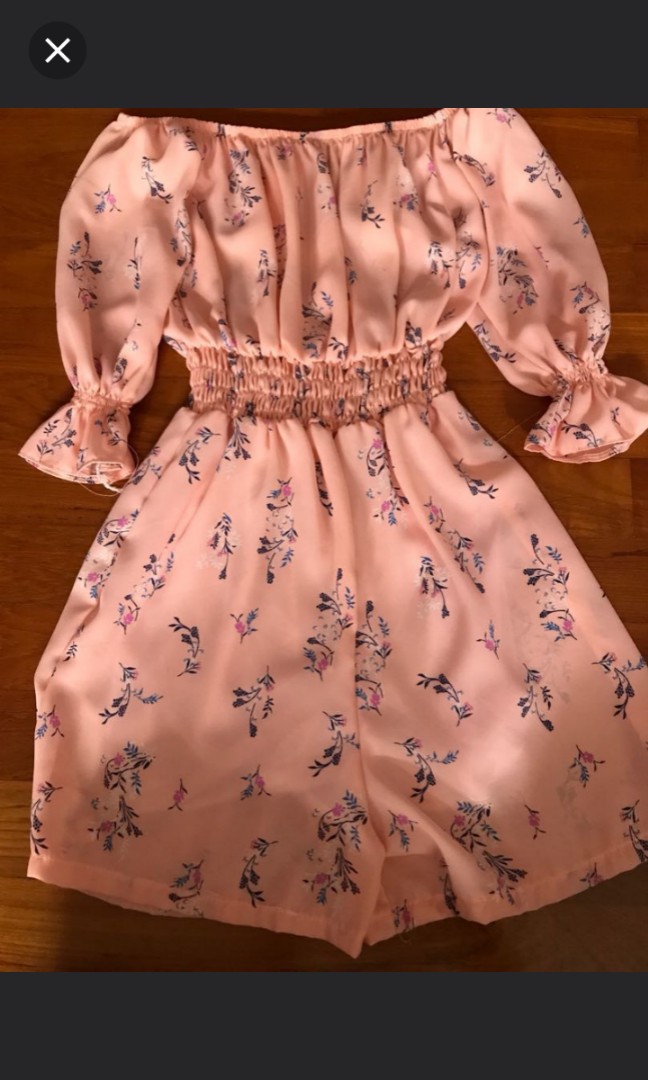 Light Pink Romper, Women's Fashion, Clothes, Rompers & Jumpsuits on ...