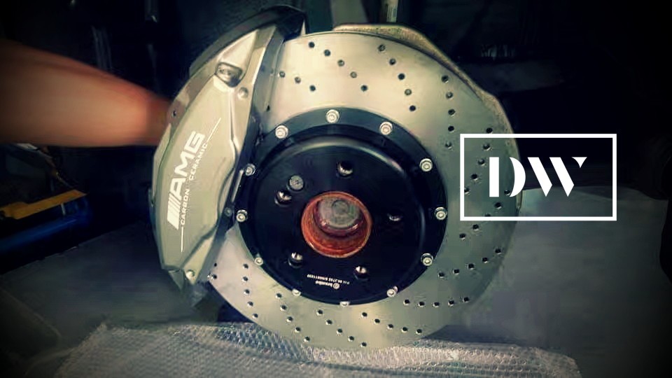 Mercedes Benz AMG Brembo Brake kit BBK, Car Accessories, Accessories on Carousell