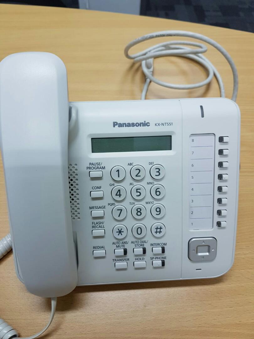 Panasonic KX-NT551 Standard IP telephone, Audio, Other Audio Equipment ...