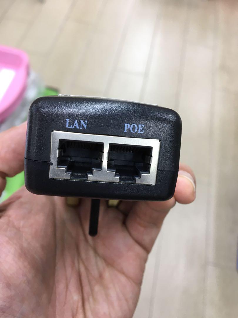 PoE power injector, TV & Home Appliances, Electrical, Adaptors ...