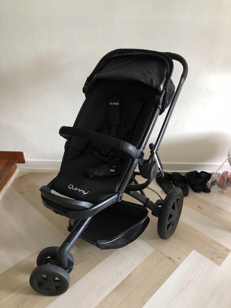 Quinny Buzz All Black, Babies & Kids, Going Out, Strollers on Carousell