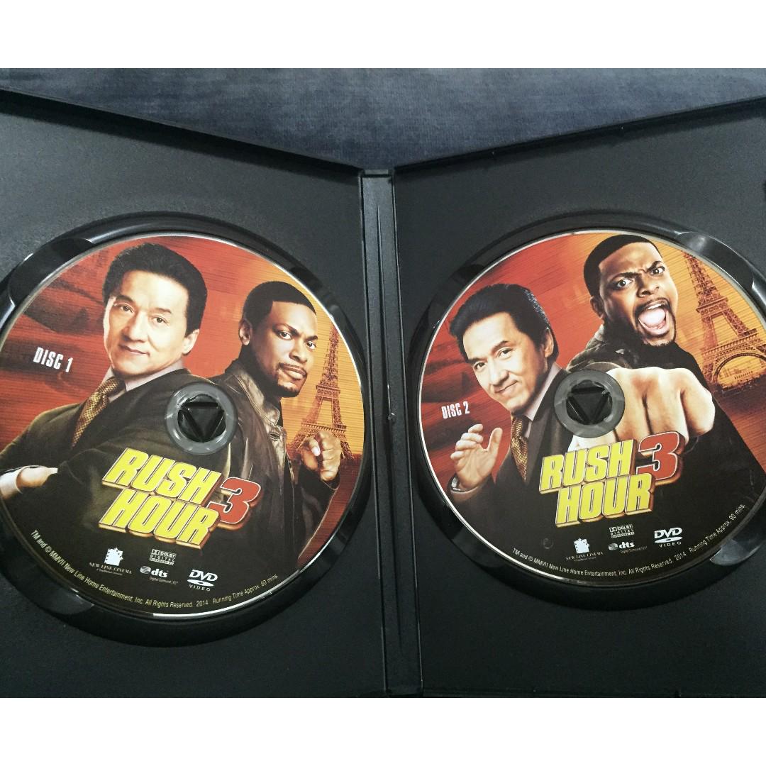 Rush Hour 3 Movie (Authentic DVD), Hobbies & Toys, Music & Media, Music ...