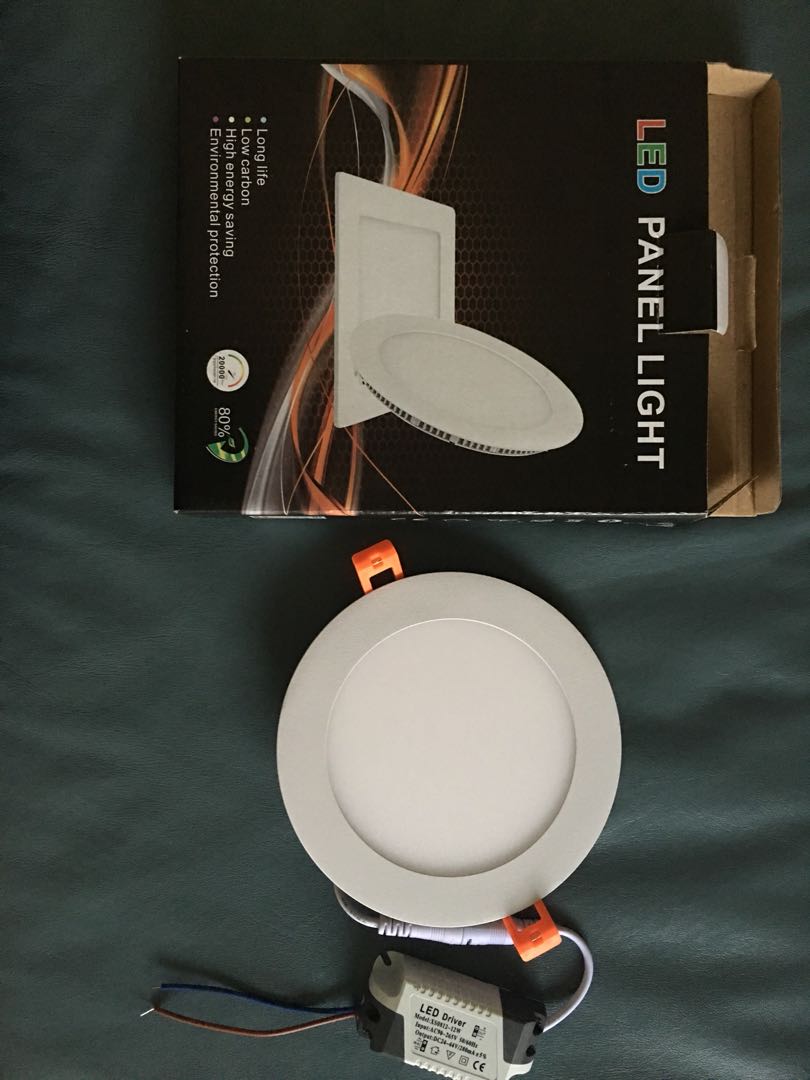 Slim LED PANEL DOWN LIGHTS, Furniture & Home Living, Lighting & Fans ...