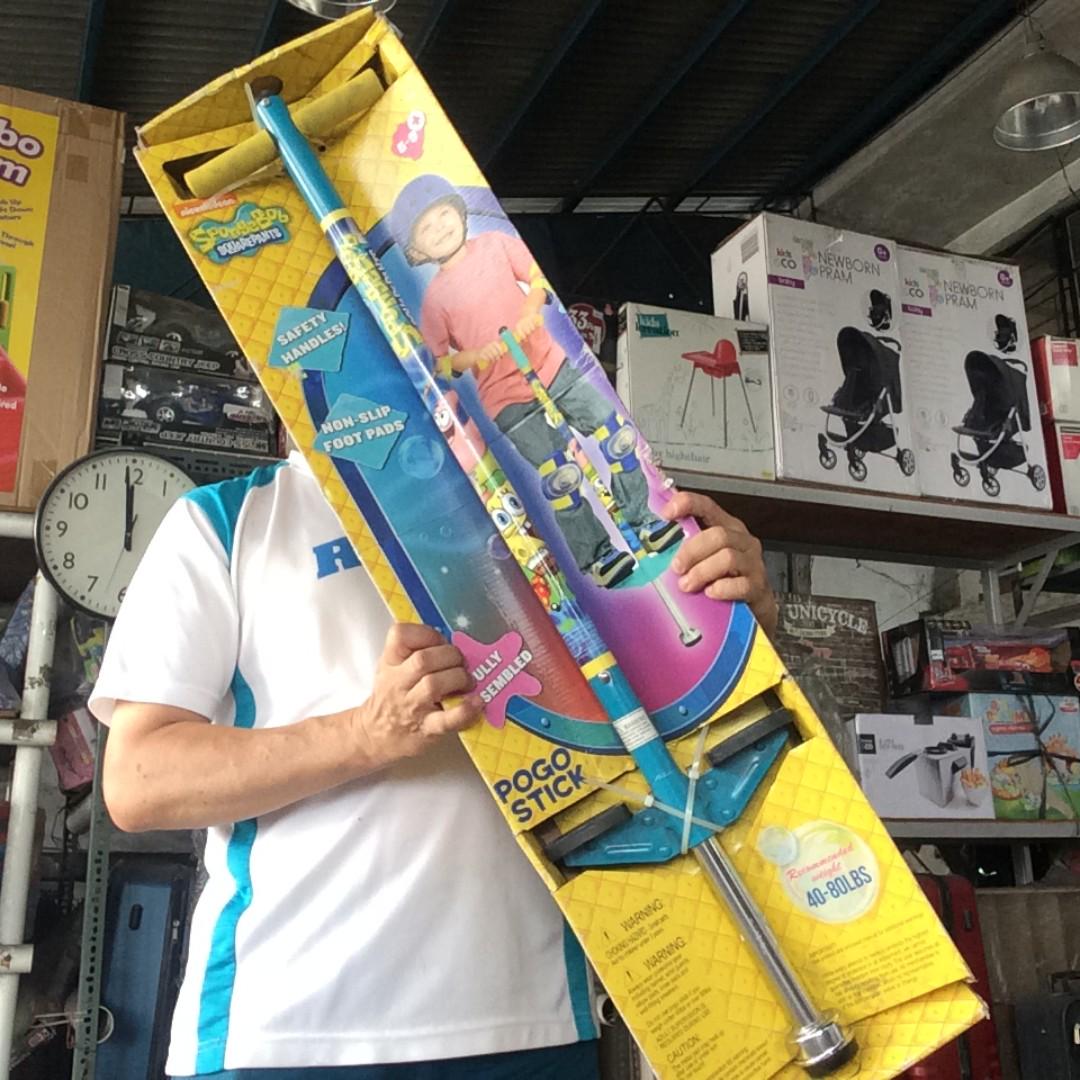 Spongebob Pogo Stick, Hobbies & Toys, Toys & Games on Carousell