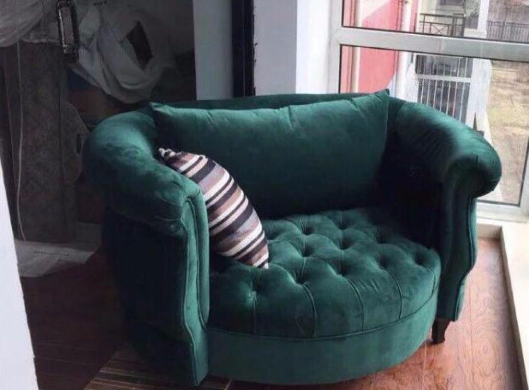 URBANA ROUND SINGLE SOFA - PRE ORDER, Furniture & Home Living ...