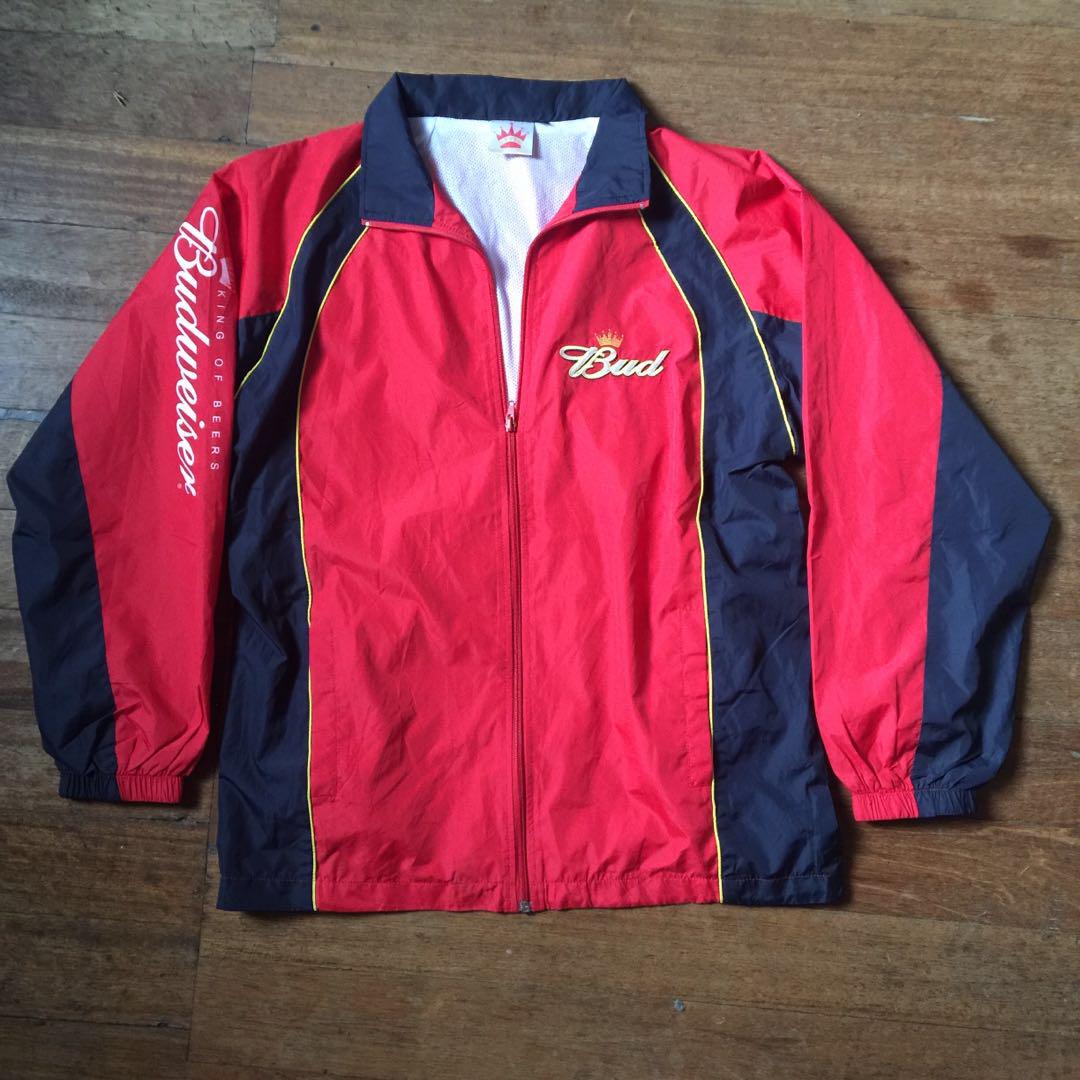 Vintage Budweiser Jacket, Men's Fashion, Coats, Jackets and Outerwear ...