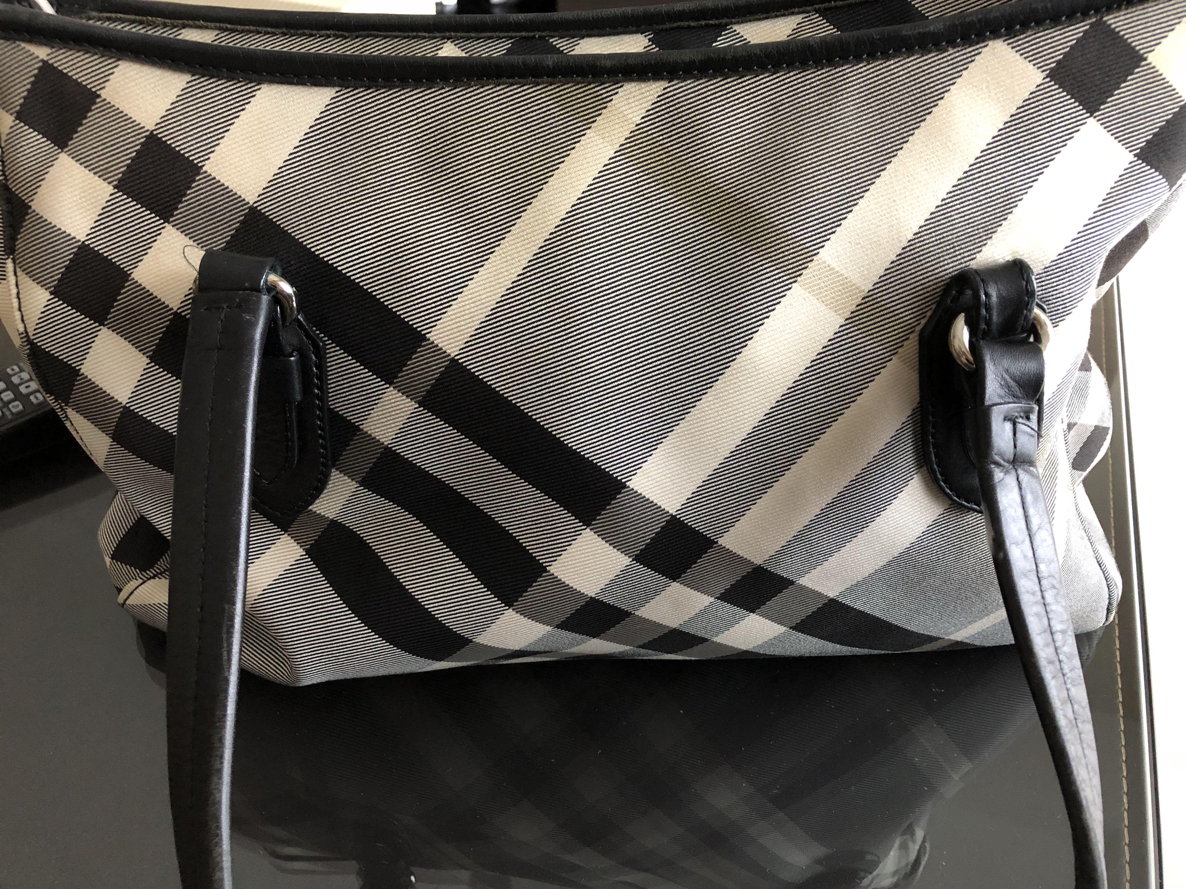 Burberry Blue Bag, Women's Fashion, Bags & Wallets, Tote Bags on Carousell