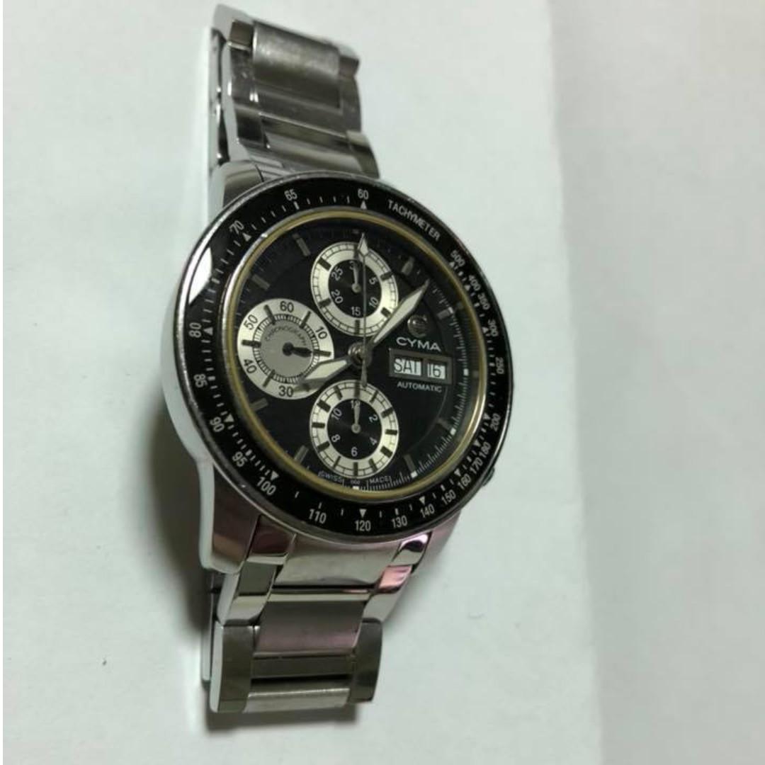 CYMA Swiss Made Watch Automatic Chronograph Valjoux / ETA 7750(price ...