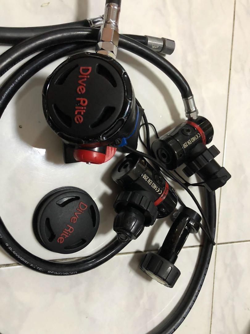 Dive Rite 1st and 2nd stages, Sports Equipment, Sports & Games, Water ...