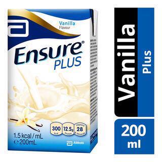 Ensure Plus Milkshake Vanilla Flavour (200ml), Health & Nutrition ...