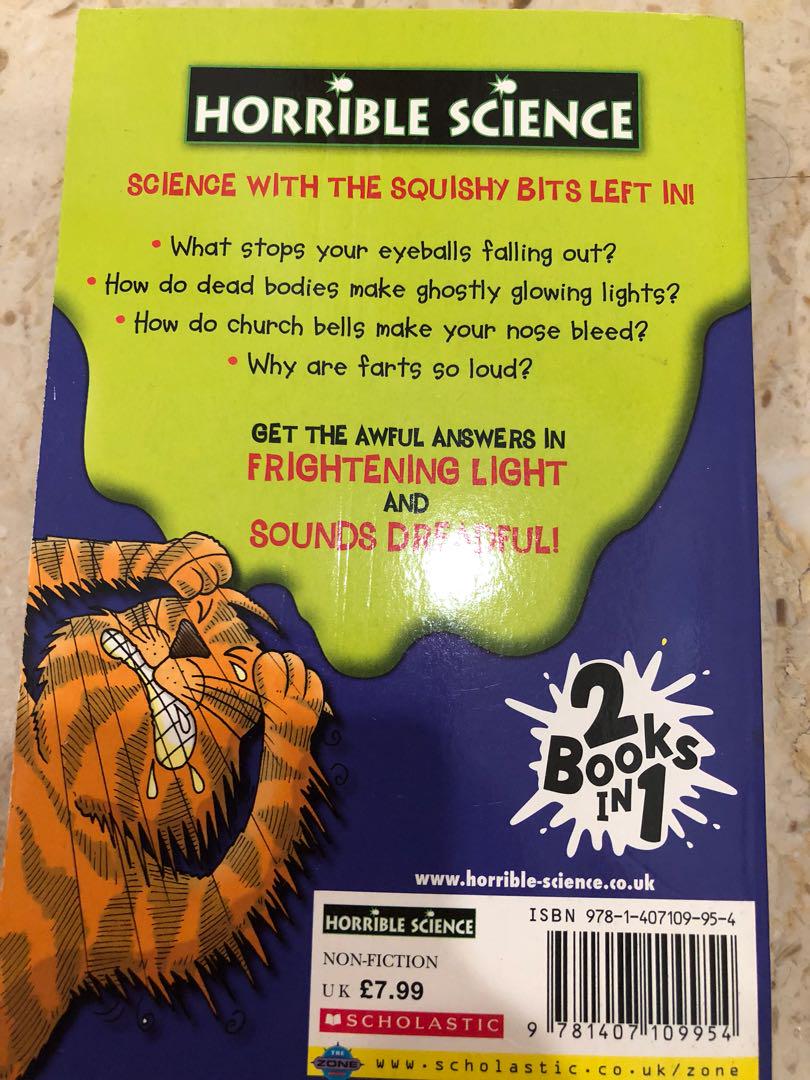 Horrible Science- Frightening light - Sounds dreadful, Hobbies & Toys ...