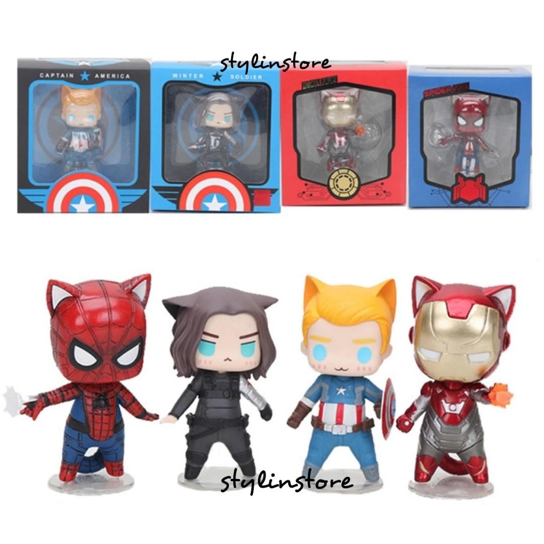 Marvel's Iron Man Cat Version Action Figure (Very Detailed and Super ...