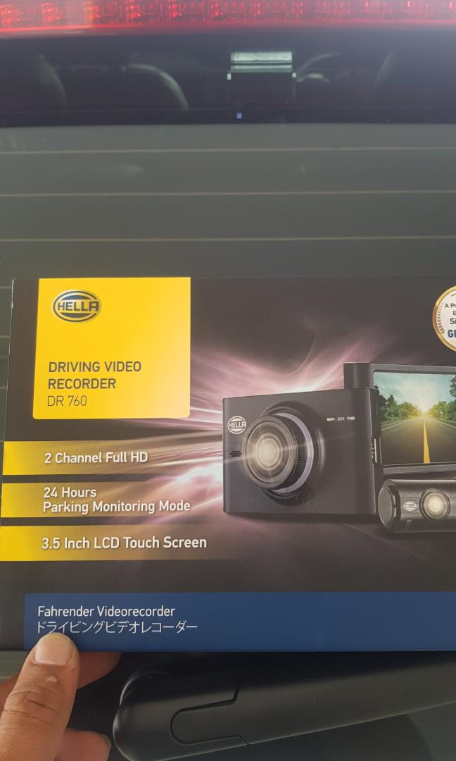 New Improved Iroad v9 by Hella 2 Channel Full HD Camera Installed into ...