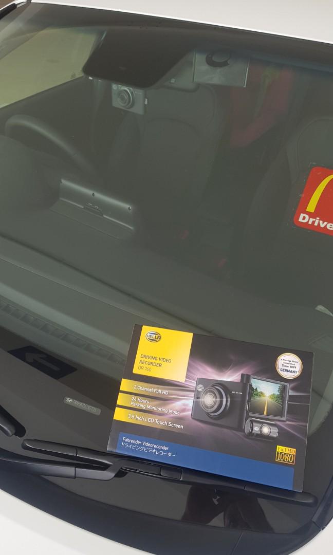 New Improved Iroad v9 by Hella 2 Channel Full HD Camera Installed into ...