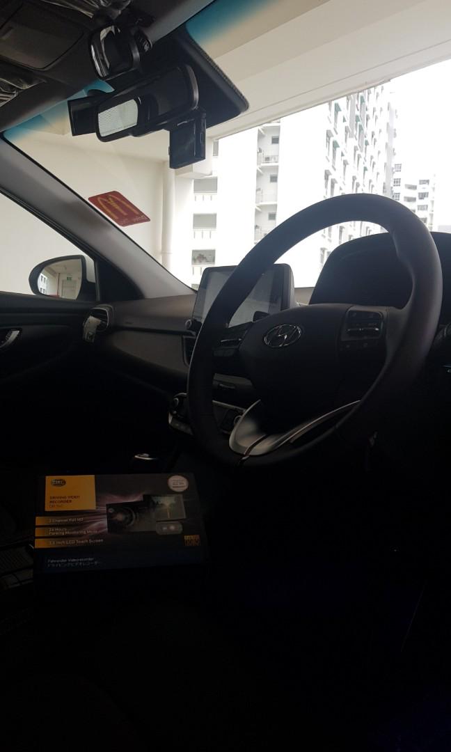 New Improved Iroad v9 by Hella 2 Channel Full HD Camera Installed into a Brand New Hundai i30 ...