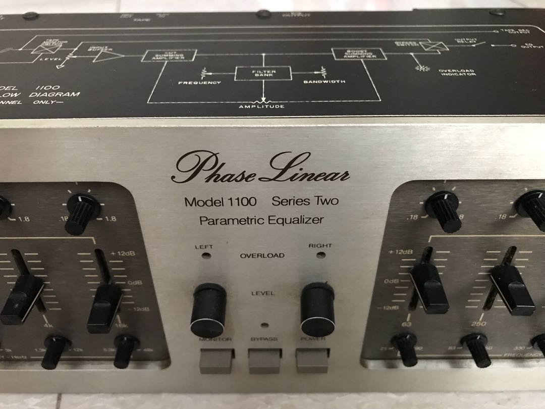Phase Linear parametric equalizer, Audio, Other Audio Equipment on ...