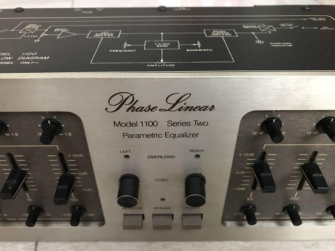 Phase Linear parametric equalizer, Audio, Other Audio Equipment on ...