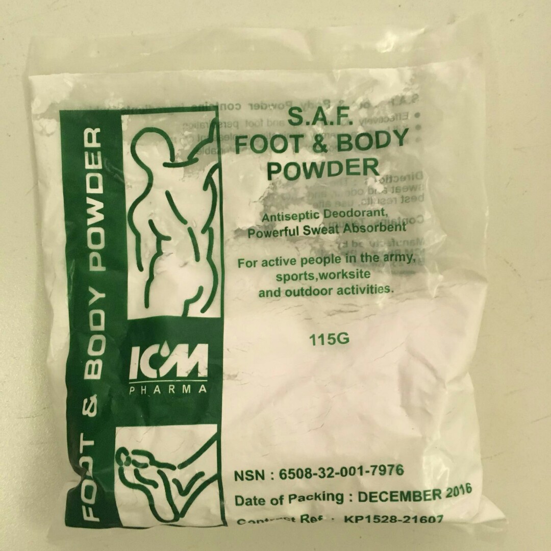 SAF foot and body powder, Beauty & Personal Care, Foot Care on Carousell