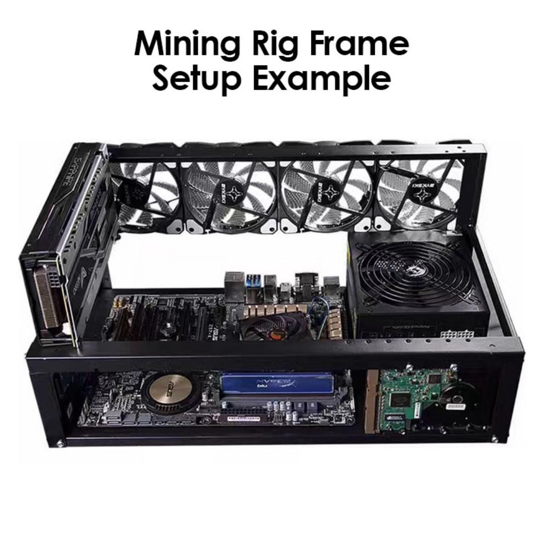 SG Cheapest 6 GPU / 8 GPU Mining Rig Frame, Electronics, Computer Parts ...