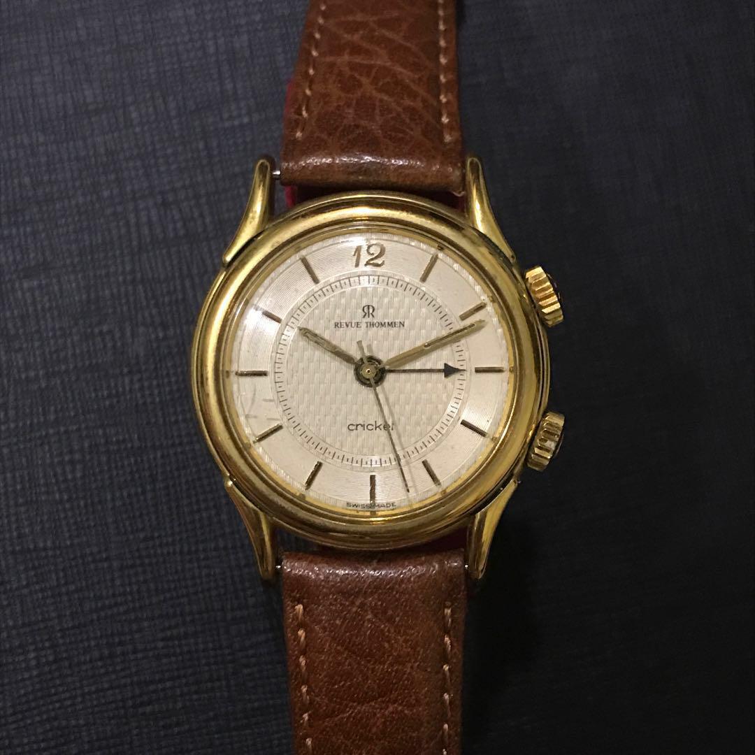 Vintage Revue Thommen Cricket Watch, Hobbies & Toys, Memorabilia ...