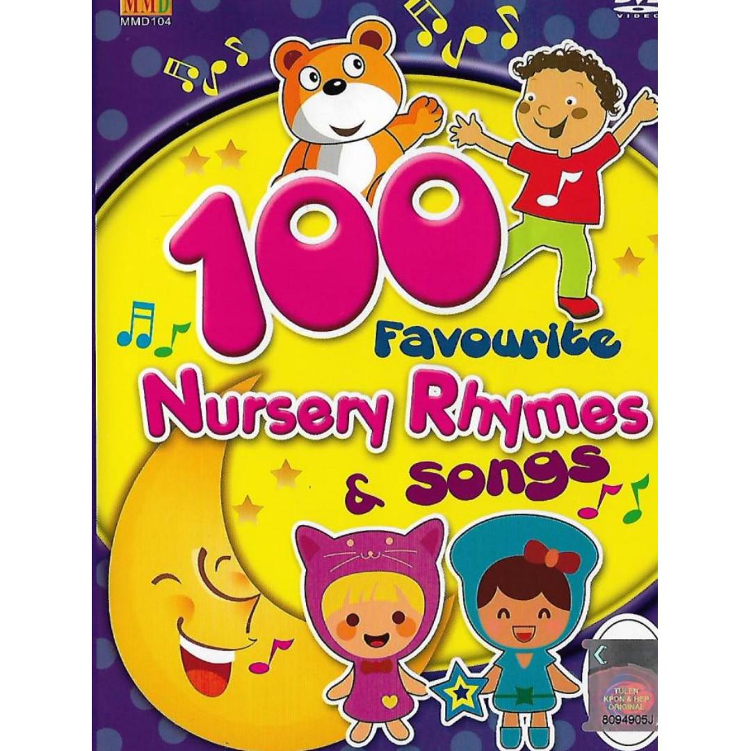 100 English Favourite Nursery Rhymes Songs DVD, Hobbies & Toys, Music & Media, CDs & DVDs on ...