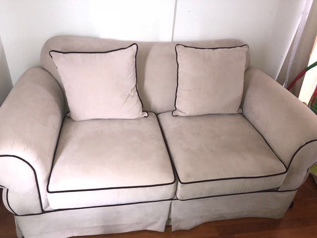 1 x 2 seater and 1 x 3 seater Sofer, Furniture & Home Living, Furniture ...
