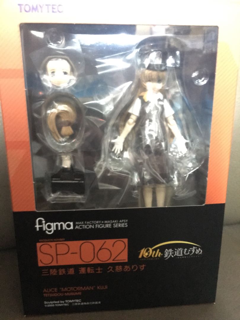 全新 正版 MAX Factory Tomytec Figma SP-062 三陸鐵道 運轉士 久慈愛麗斯 Railway Girls ...
