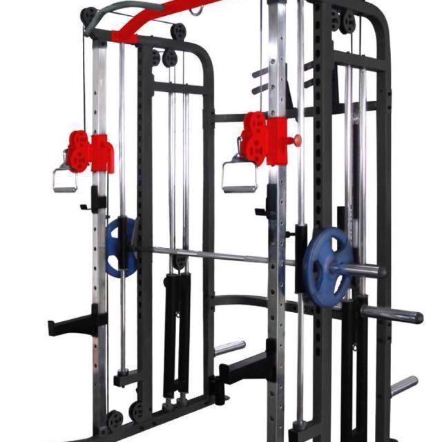 BruteForce 180PT MULTI FUNCTIONAL TRAINER, POWER RACK, SMITH MACHINE ...