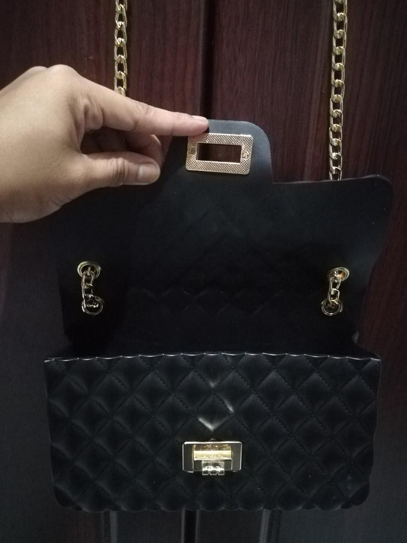 Chanel Black Mini Sling Bag Class A, Women's Fashion, Bags & Wallets ...