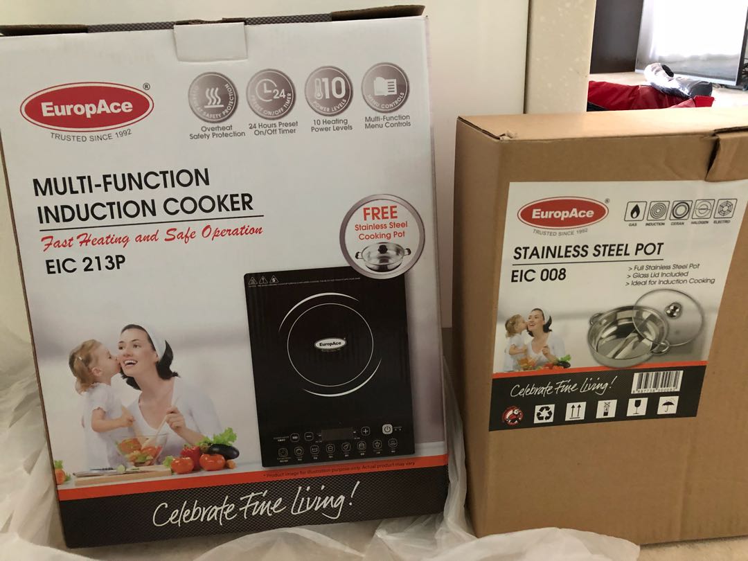 EuropAce Multi-function induction cooker/steamboat, TV & Home ...