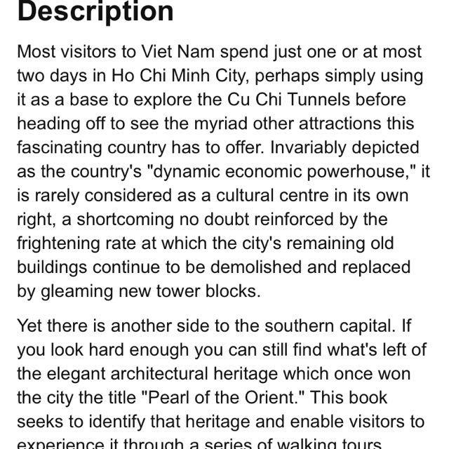 Exploring Ho Chi Minh City By Tim Doling, Hobbies & Toys, Memorabilia ...