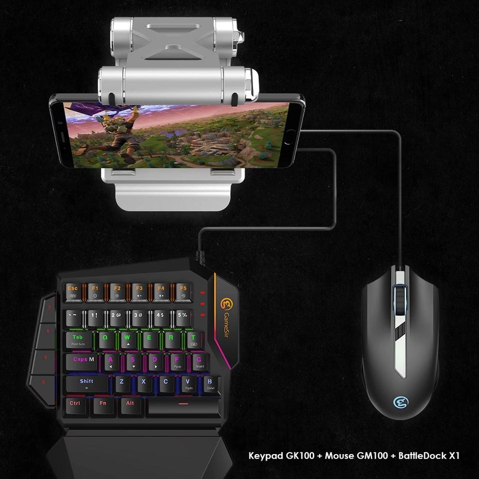 GameSir GK100 Mechanical Blue Switches PC Gaming Keypad for FPS PUBG ...