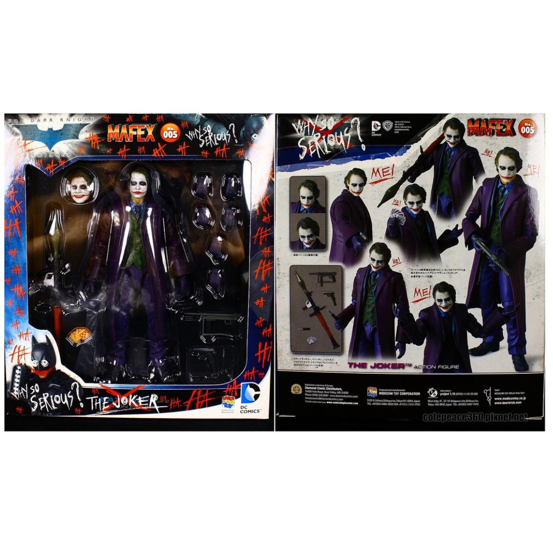 MAFEX 005 Joker 1.0 "The Dark Knight", Hobbies & Toys, Toys & Games on ...