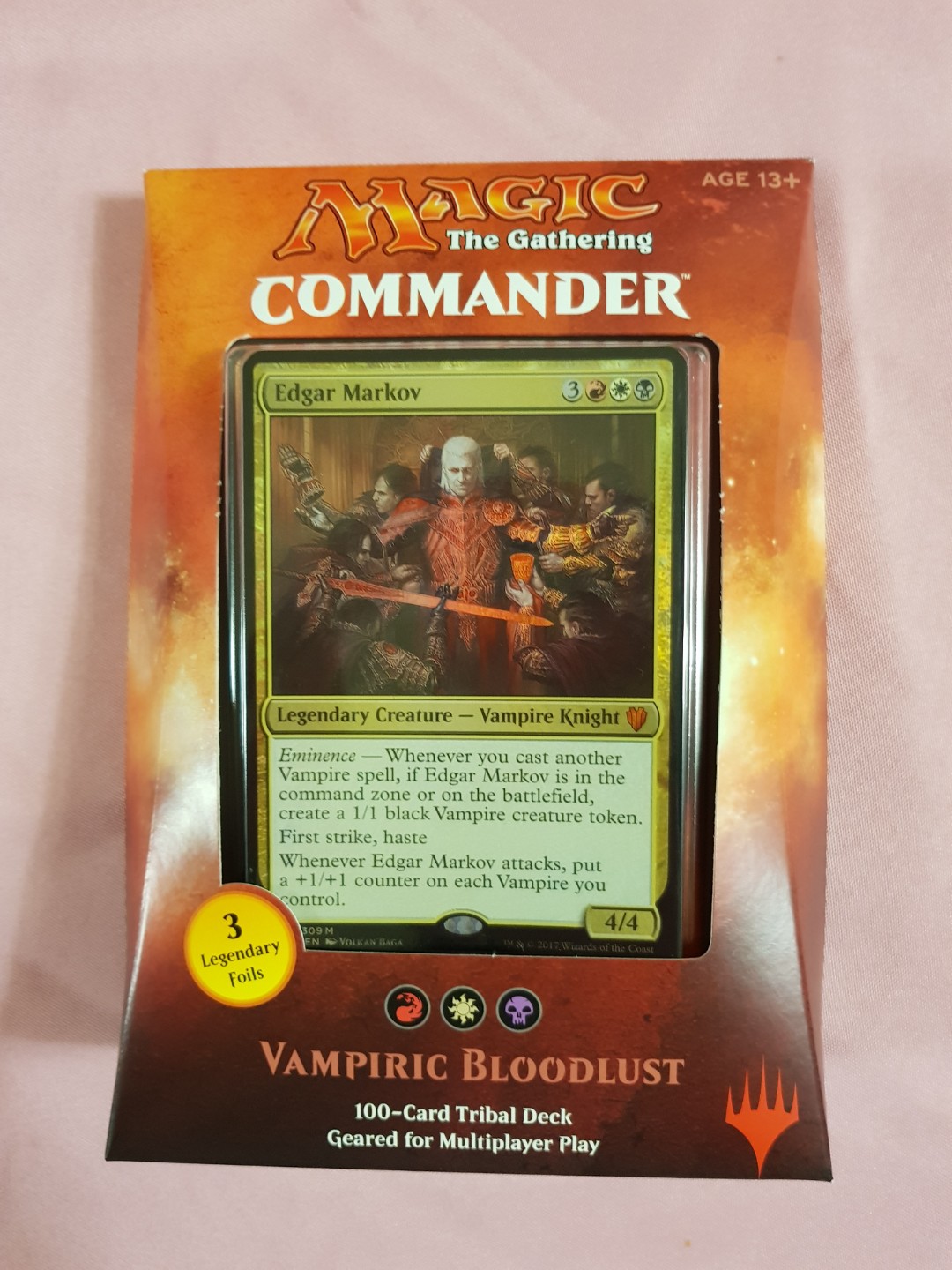 Magic the Gathering Commander 2017 Vampiric Bloodlust, Hobbies & Toys ...