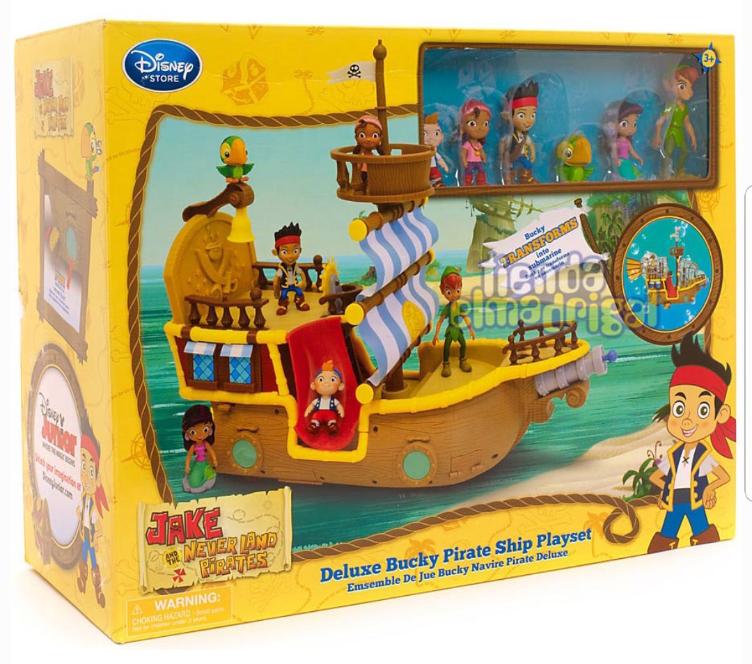 NEW Deluxe Bucky Pirate Ship Playset, 興趣及遊戲, 玩具 & 遊戲類 - Carousell