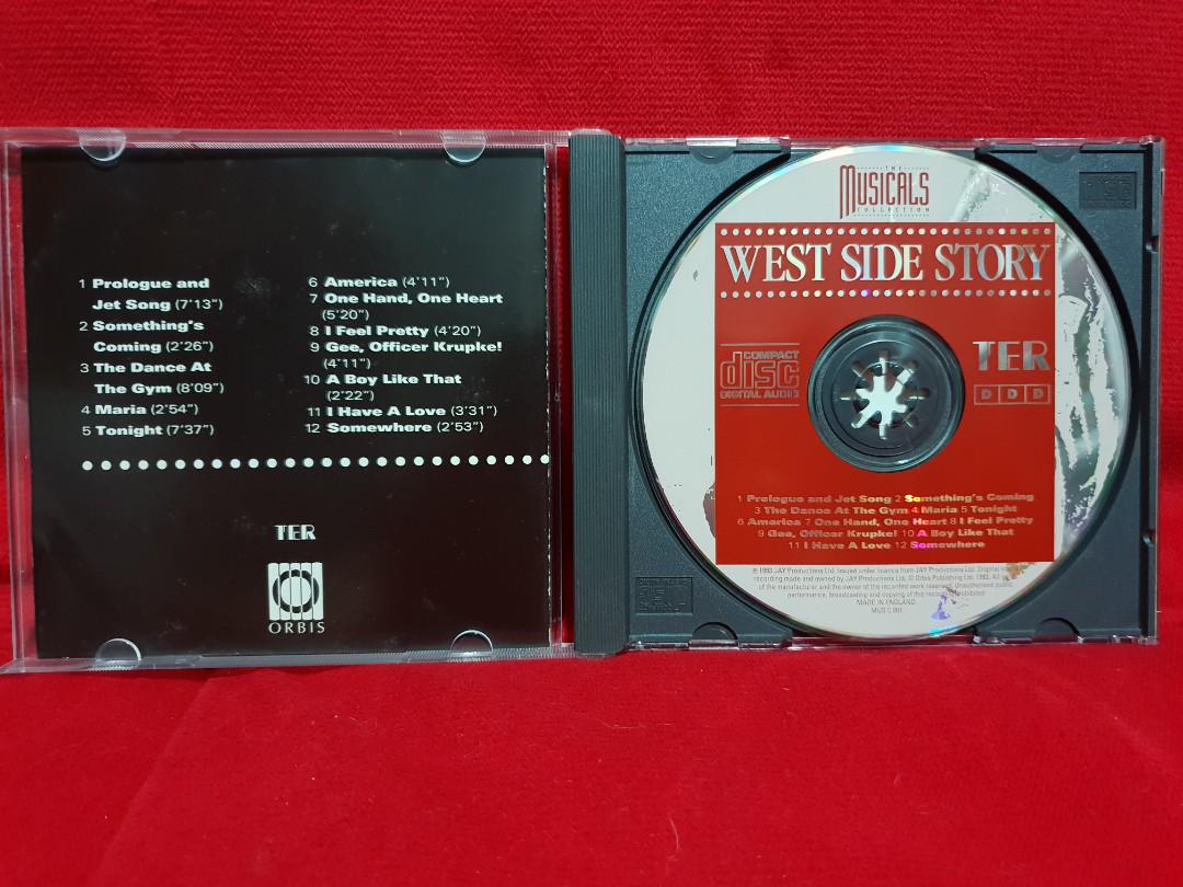 Pre-loved CD West Side Story The Musicals Collection, Hobbies & Toys ...