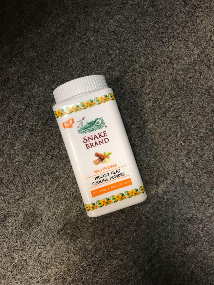 Snake Brand Wild Thanaka 泰國蛇牌爽身粉/痱子粉 50g, 兒童＆孕婦用品, 洗澡及換尿片, 洗澡及換尿片 - 其他 ...