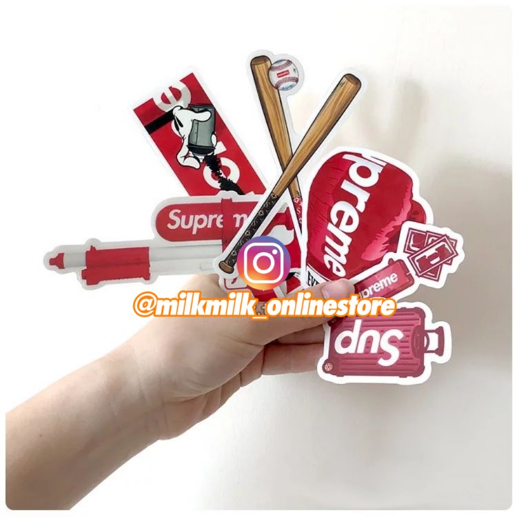 Supreme Custome Made Stickers, Men's Fashion, Watches & Accessories ...