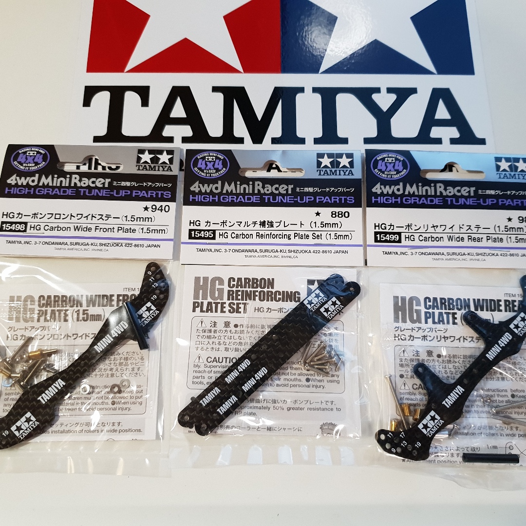 [Mini 4WD] Tamiya HG Carbon Plate (1.5mm), Hobbies & Toys, Toys & Games ...